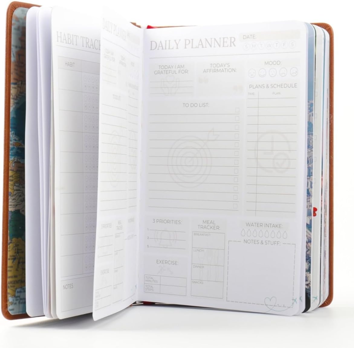 Amazon.com : EcuaTerra Undated Daily Planner 2023-2024 - Productivity ...