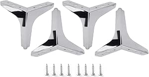 Amazon.com: 4 PCS Furniture Legs Metal,Table Feet Triangular,Sofa ...