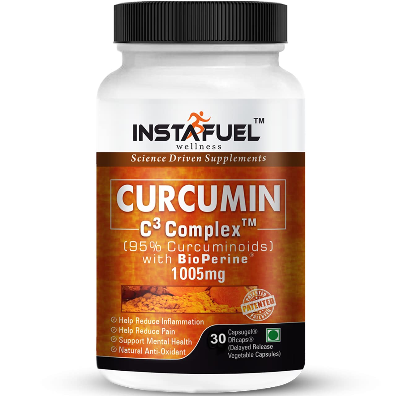 Instafuel Curcumin with Bioperine 1005mg for Reduces Inflammation, Anti ...