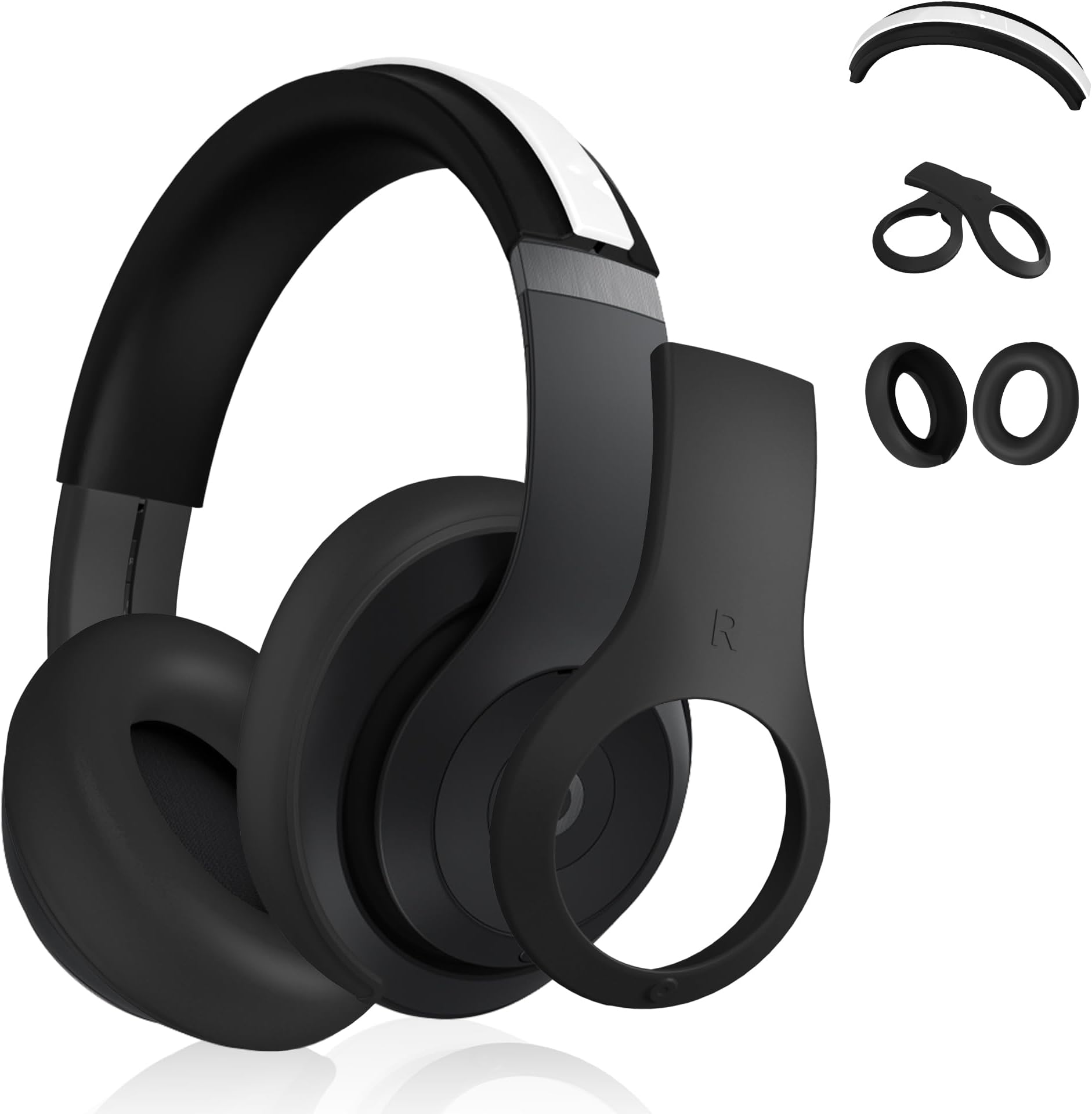 Amazon.com: 【3 in 1】 Silicone Case for Beats Studio Pro, Anti-Scratch ...
