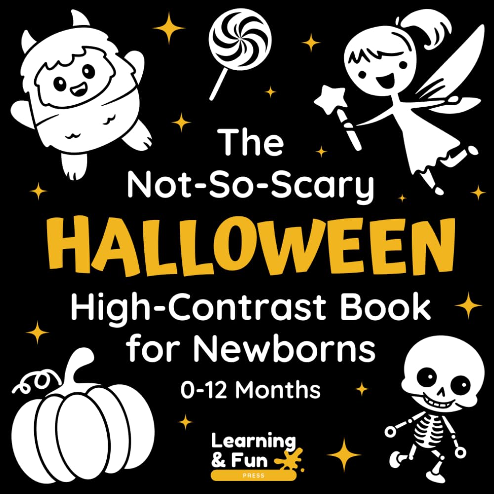 Amazon | The Not-So-Scary Halloween High-Contrast Book for Newborns ...