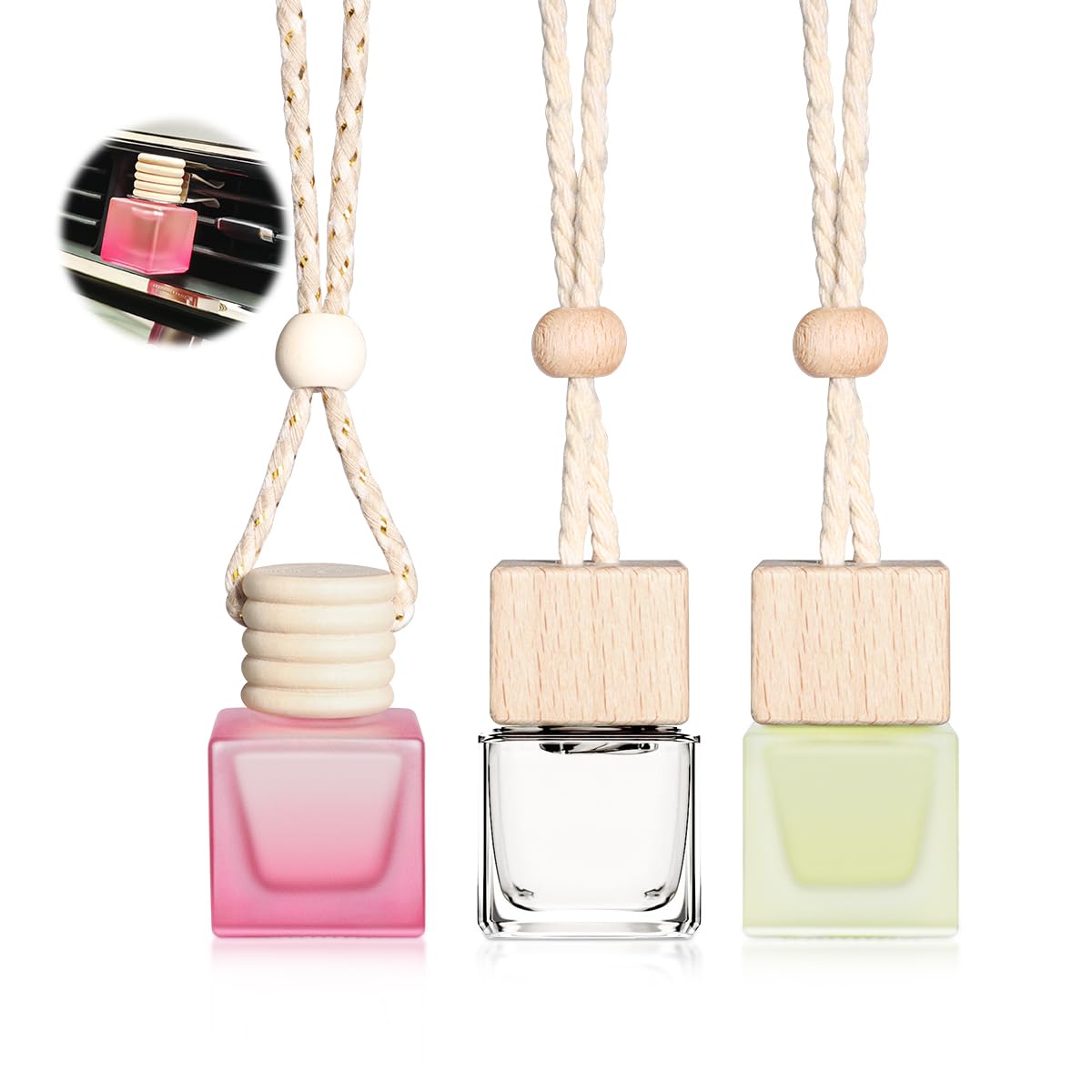 Amazon.com: YISOWUH Car Air Fresheners 3-Pack Car Freshener Vent Clips ...