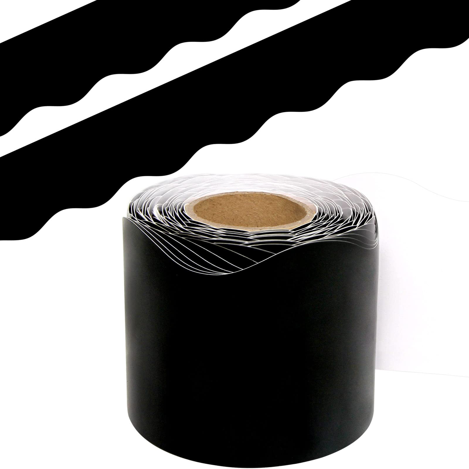 Amazon.com : Black Bulletin Board Border Scalloped Border Trim for ...