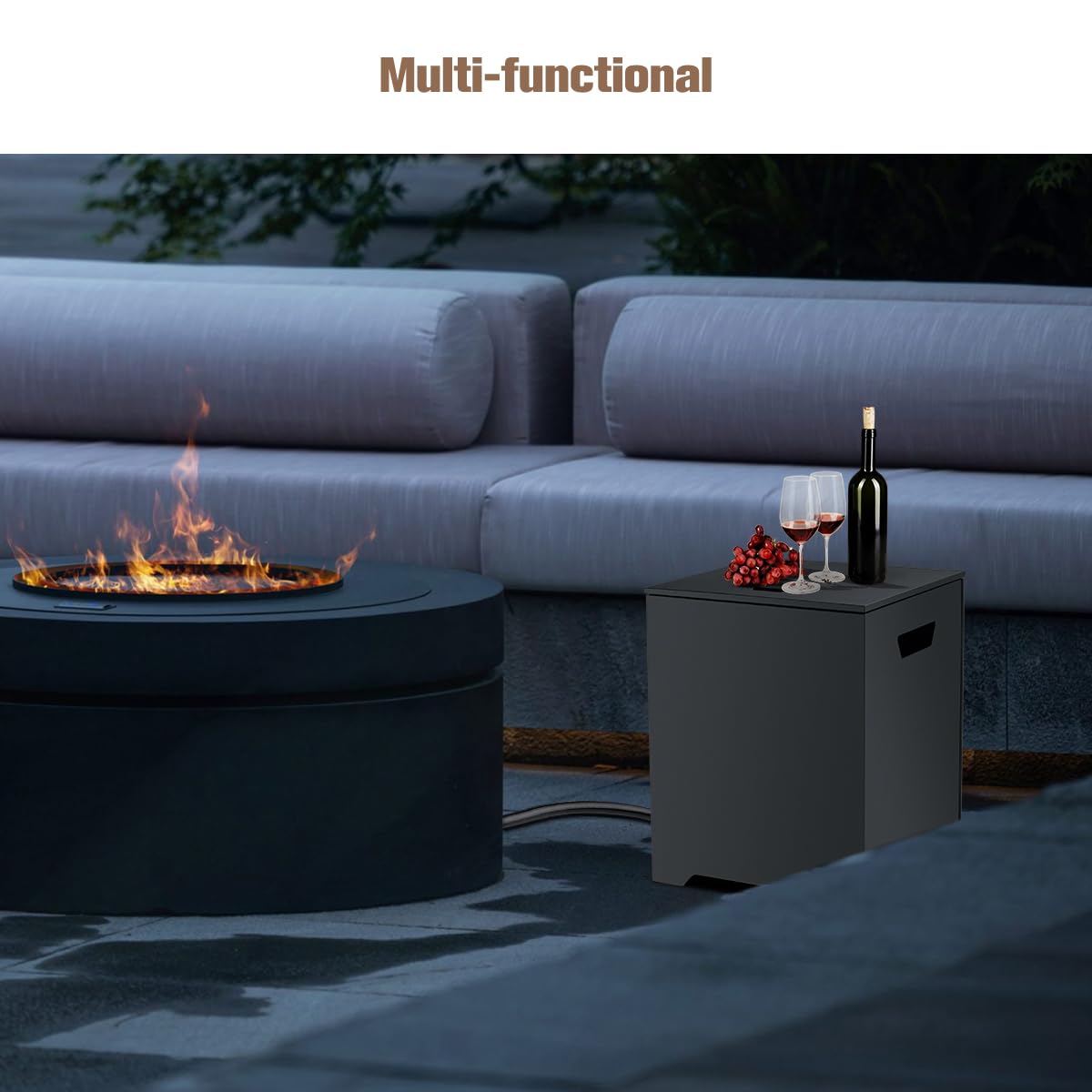 Snapklik.com : ThermoMate Propane Tank Cover Table, 20 LB Propane Tank ...