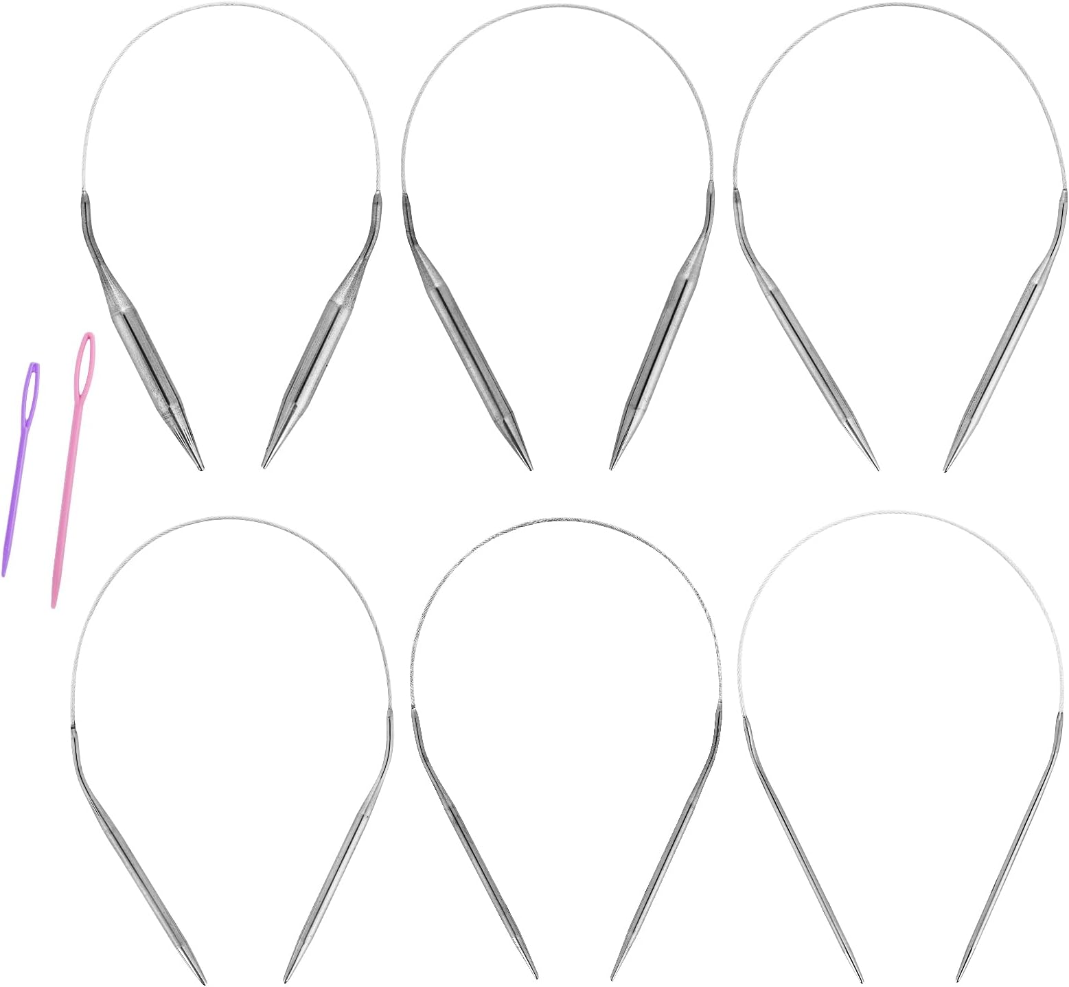 Amazon.com: ChiaoGoo Red Lace Circular 16-inch (40cm) Stainless Steel ...