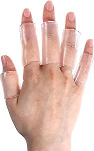 Amazon.com: Silicone Finger Sleeve, 20 Pcs Elastic Gel Finger ...