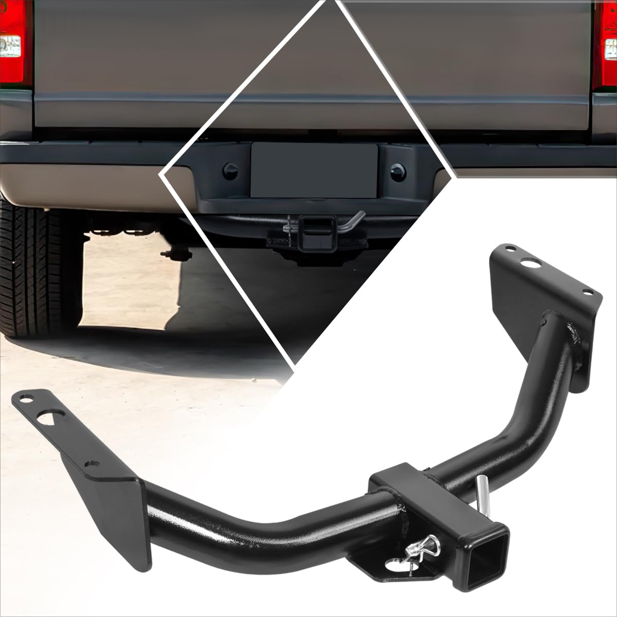 Amazon.com: Class 3 Tow Trailer Hitch 2" Receiver Compatible with 83-11 ...