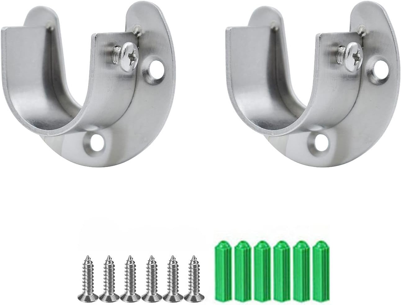 Amazon.com: Wardrobe Bracket, U-Shaped Open Type Socket Bracket ...