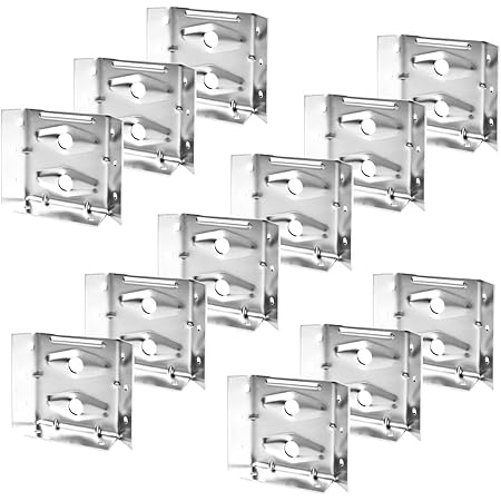 Amazon.com: POWERTEC 71428 Surface Mount Corner Brackets for Table ...