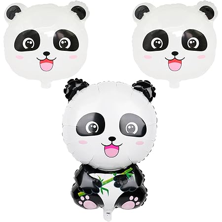 Big Panda Black & White 26" Foil Balloon : Amazon.co.uk: Toys & Games