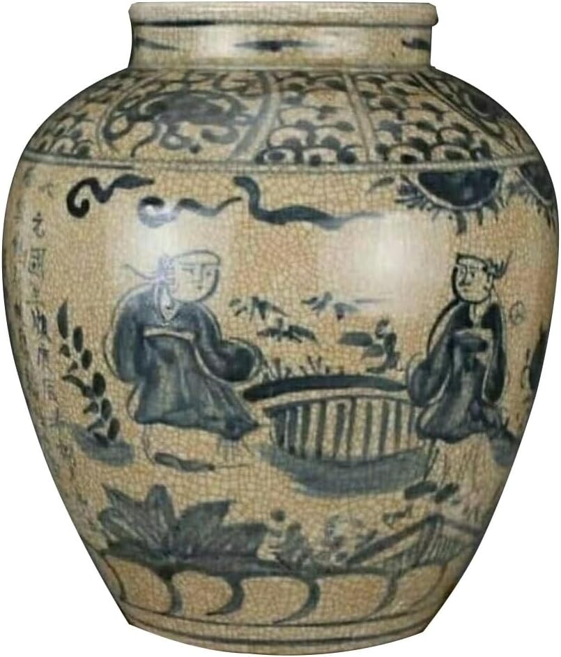 Amazon.com: Chinese Ceramic Flower Vase,Ceramic Vase,20cm Blue White ...