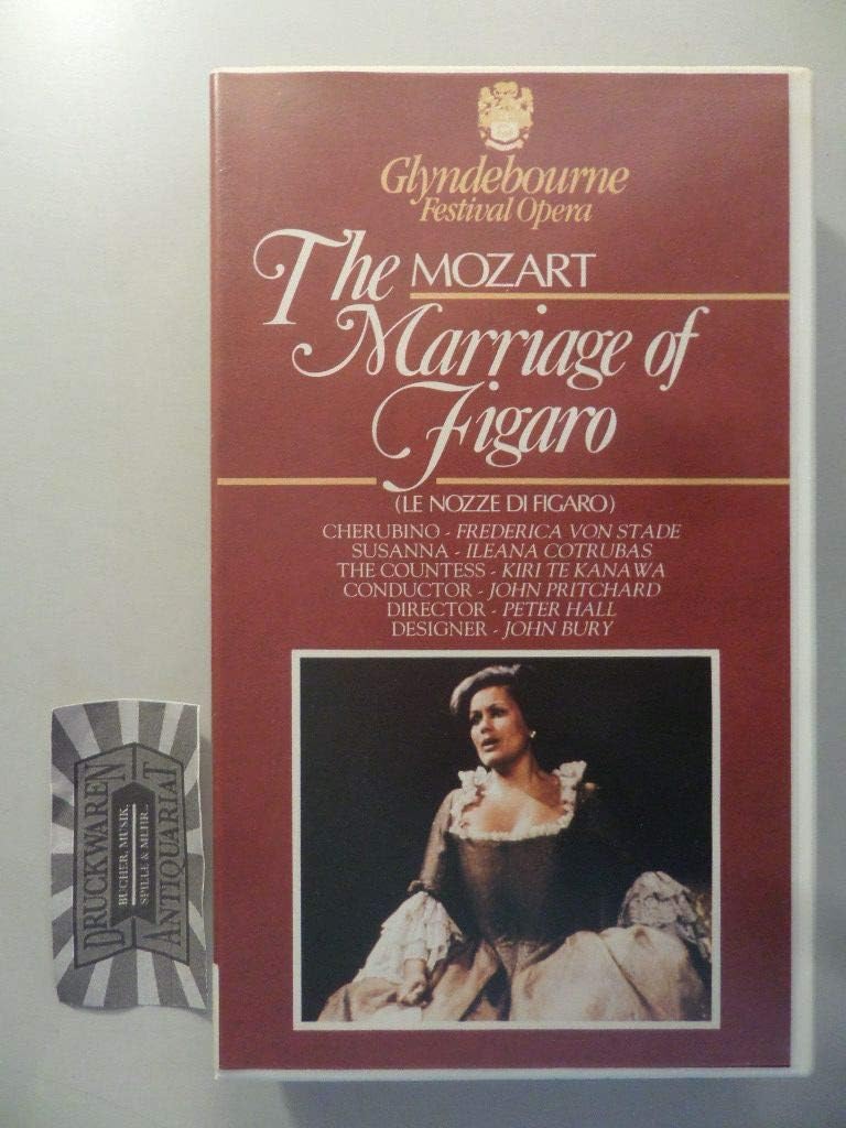Amazon.com: The Marriage of Figaro [VHS] : Harry Burton, Simon ...