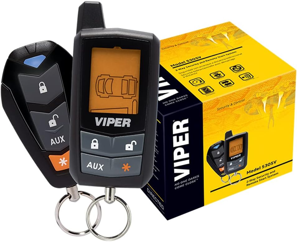 Amazon.com: Viper 5305V LCD 2-Way Security and Remote Start System ...