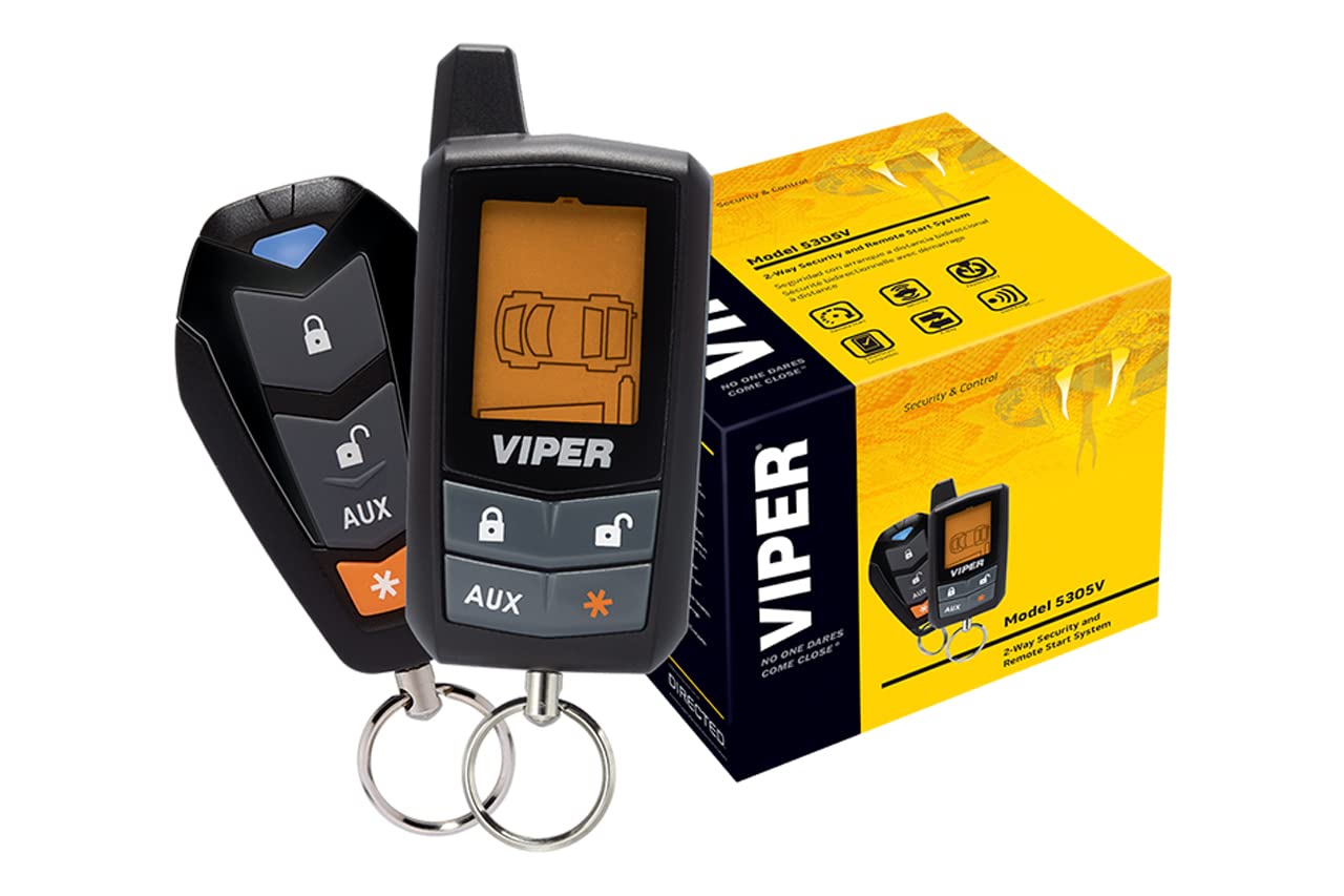 Amazon.com: Viper 5305V LCD 2-Way Security and Remote Start System ...