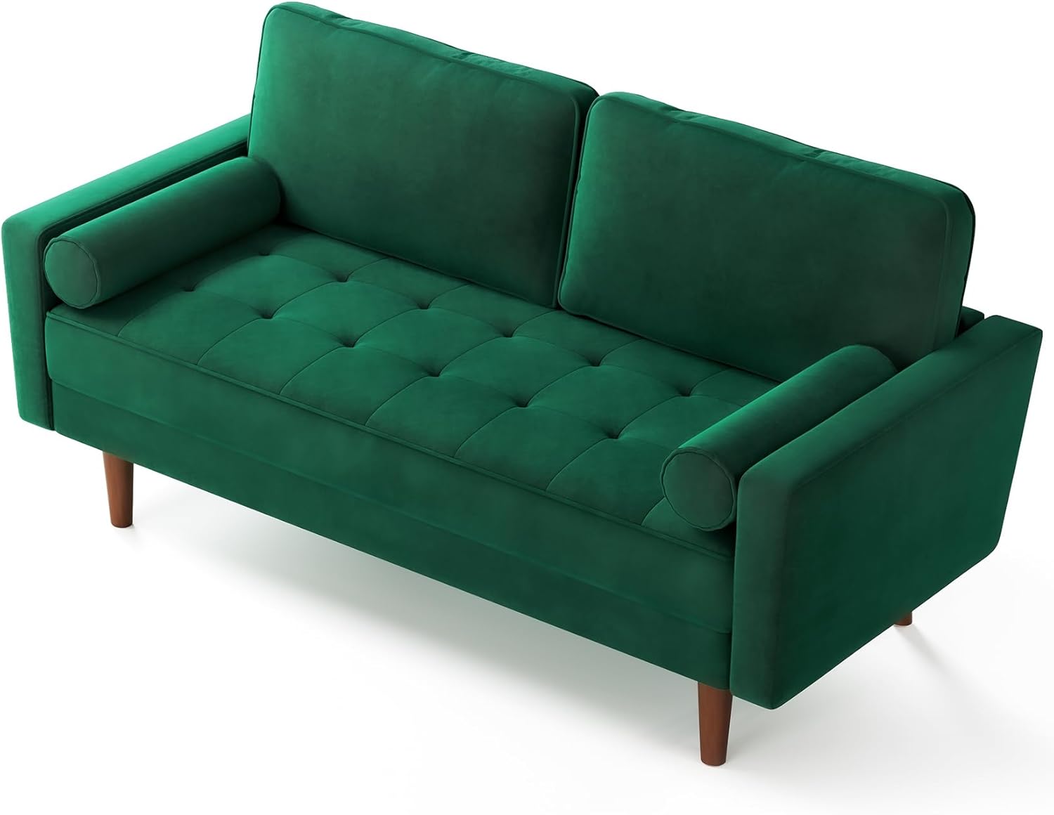 Vesgantti Two Seater Sofa, Modern Velvet Loveseat Sofa, Modern Small ...