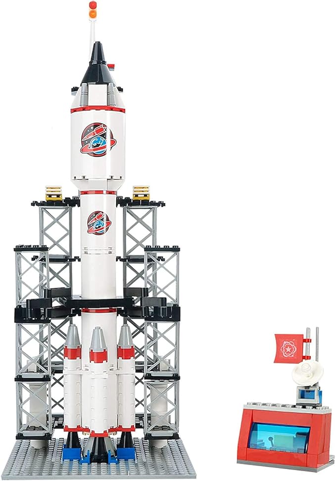 Amazon.com: BRICK STORY Rocket Launch Center Space Explorer Building ...