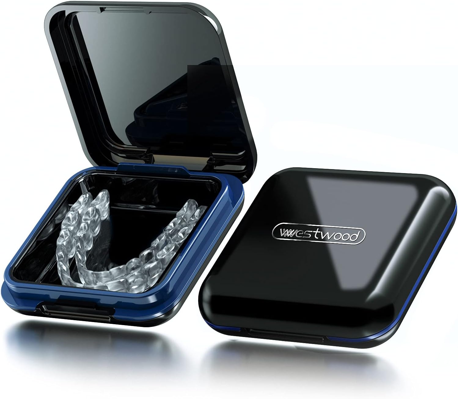 Amazon.com : Transparent Slim Retainer Holder, Small Travel Night Guard ...