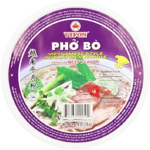 Amazon.com : Snapdragon Beef Pho Instant Noodle Packets 4-Pack | 8.4 oz ...