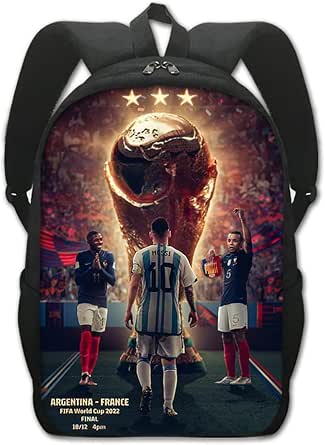 Messi Children Backpack Daypack Schoolbag Teen Boys School Book bag ...
