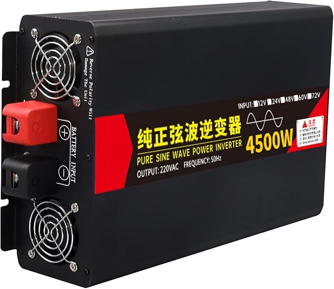 Amazon.com: 4500 Watt Pure Sine Wave Inverter 12V/24V/48V to 220V with ...