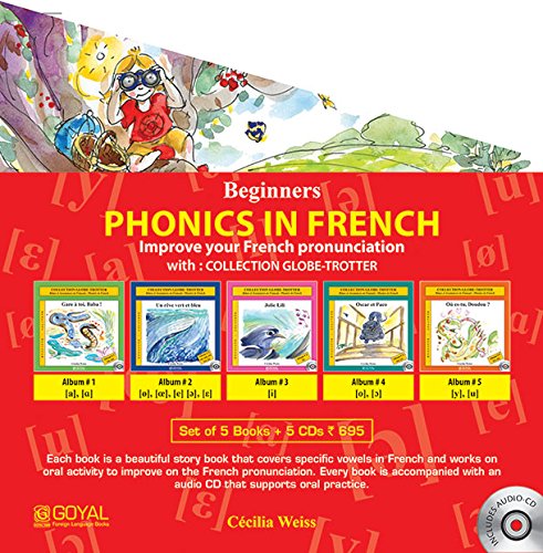 Amazon.in: Buy PHONICS IN FRENCH BEGINNERS (SET OF 5 BOOKS + 5 CDS ...