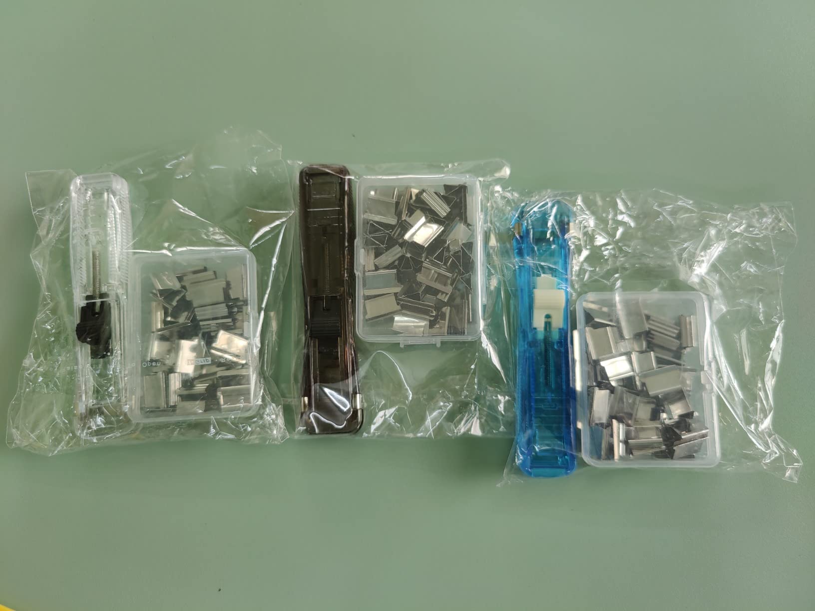 3 Pack Paper Clam Portable Handheld Paper Clip Dispenser 30 Sheet ...