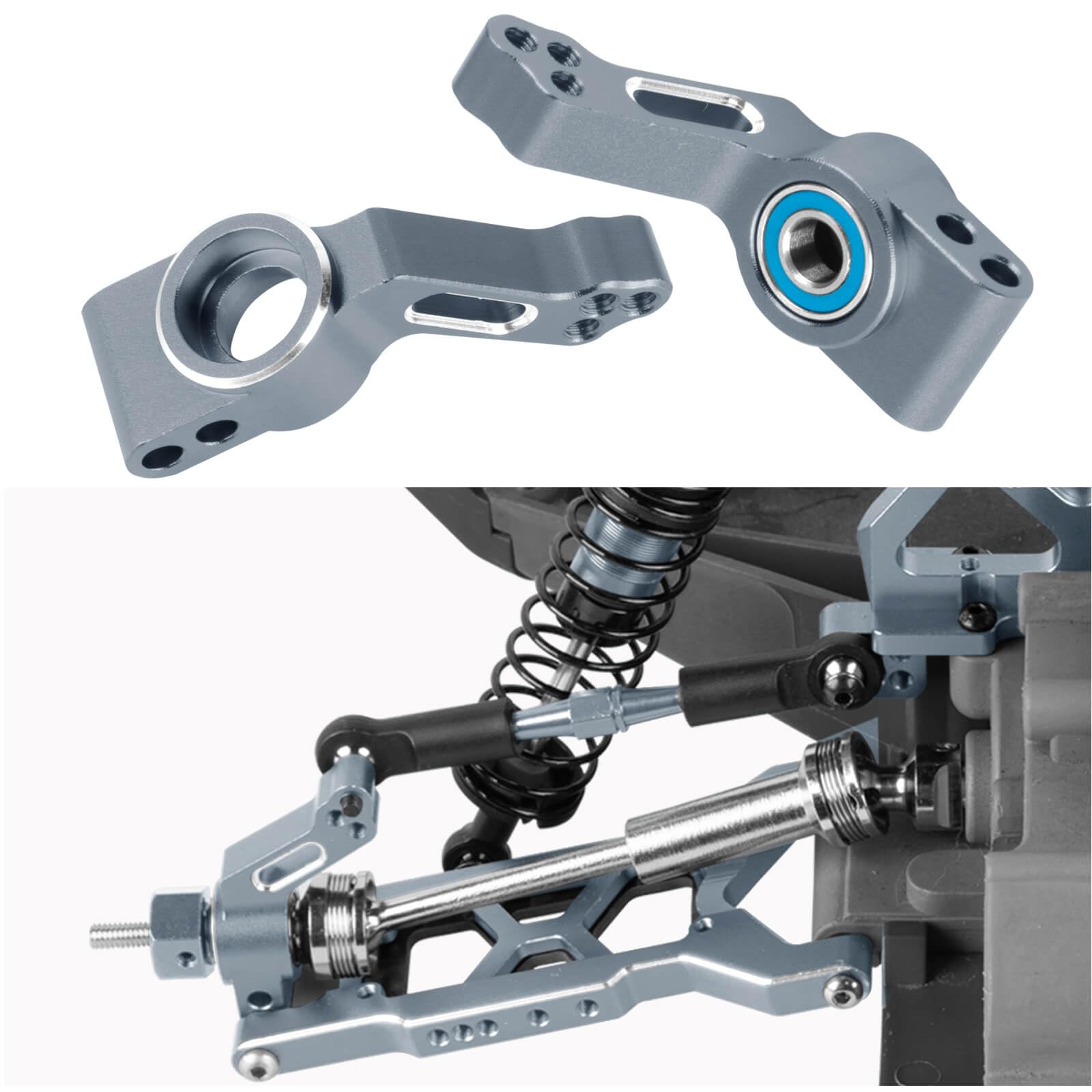 Aluminum Steering Blocks For Traxxas 2WD HopsupRC Aluminum Parts ...