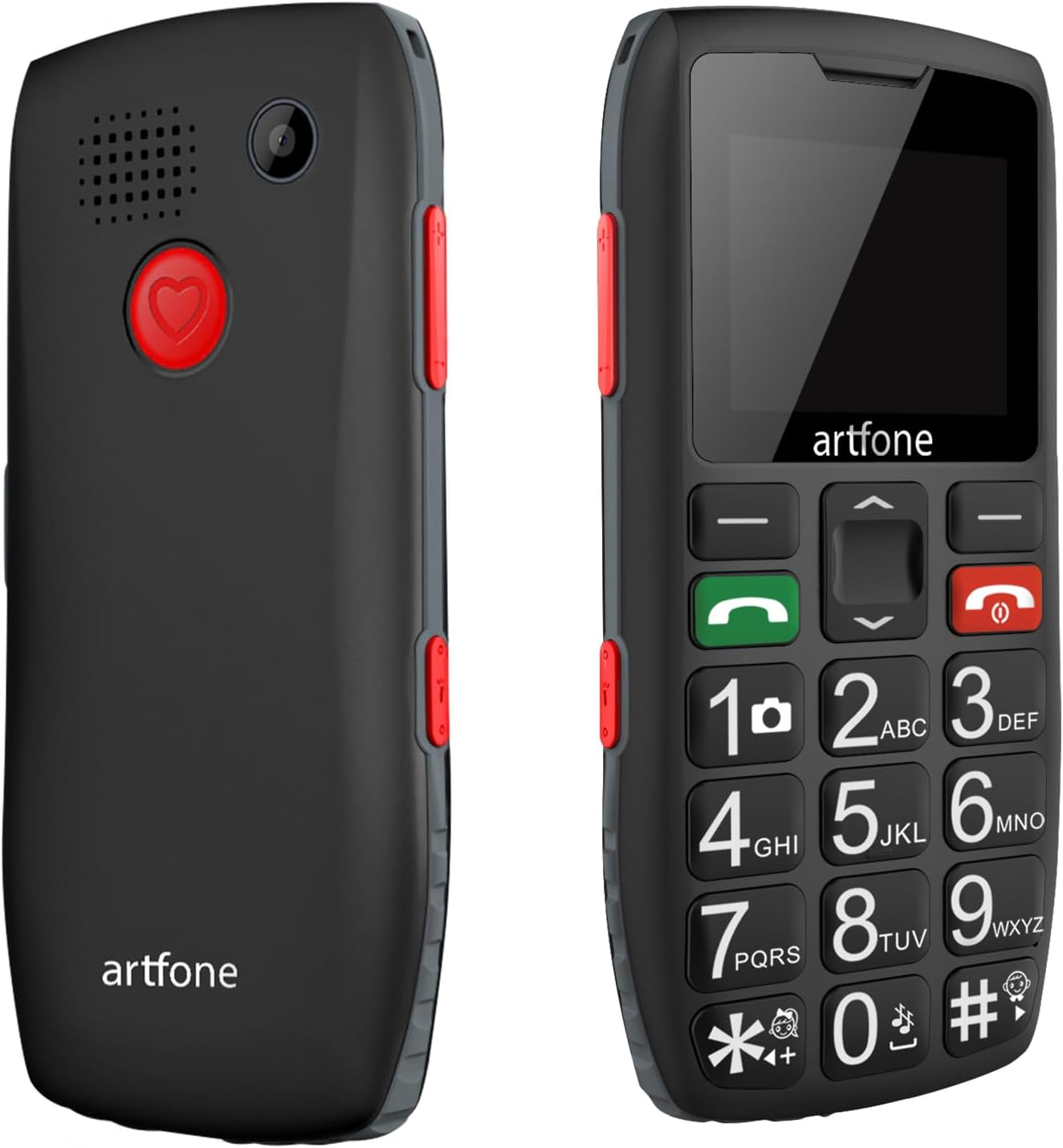 artfone C1 Big Button Mobile Phone for Elderly丨SIM Free Senior Mobile ...