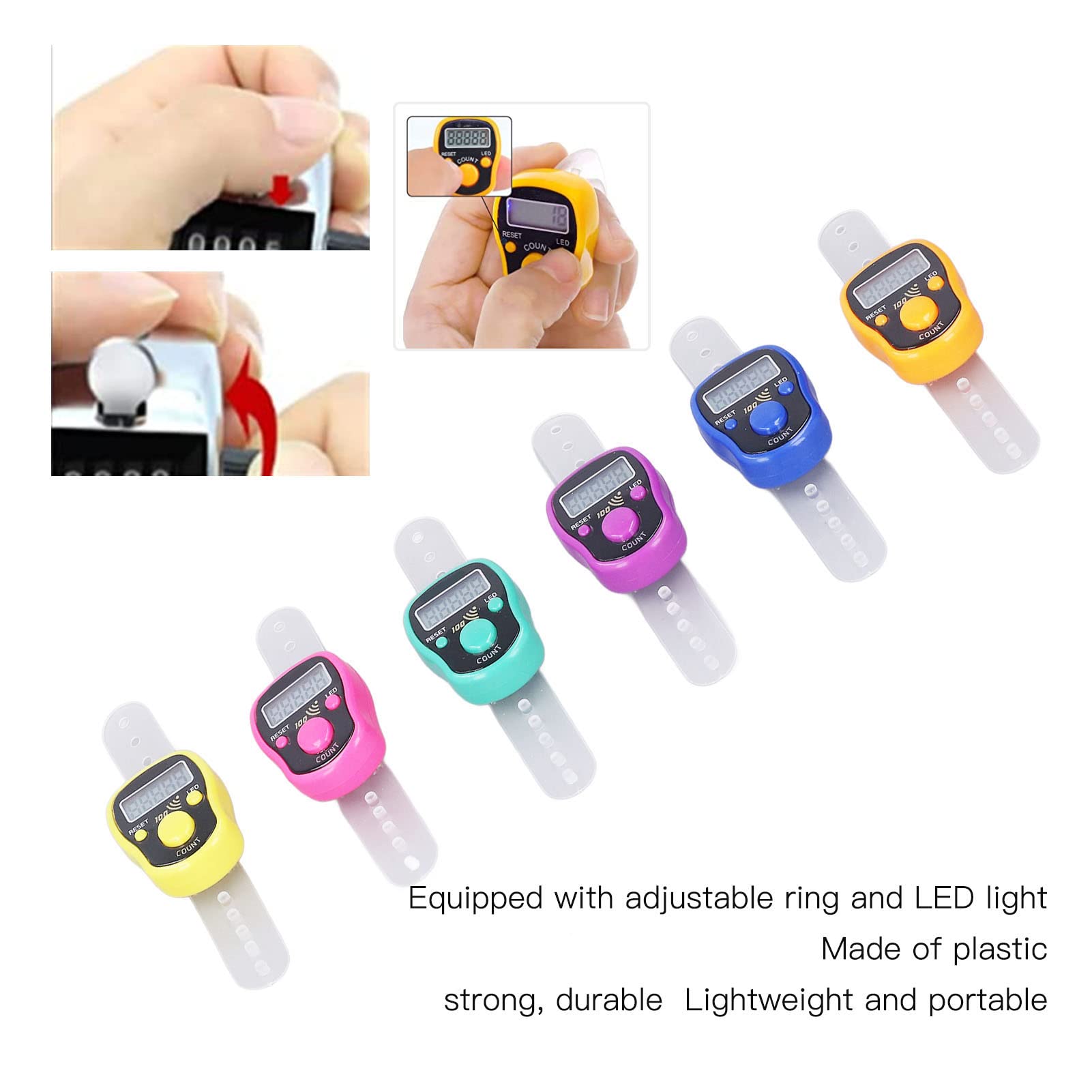 Row Counter Knitting Electronic Digital Tally Counter With Adjustable ...