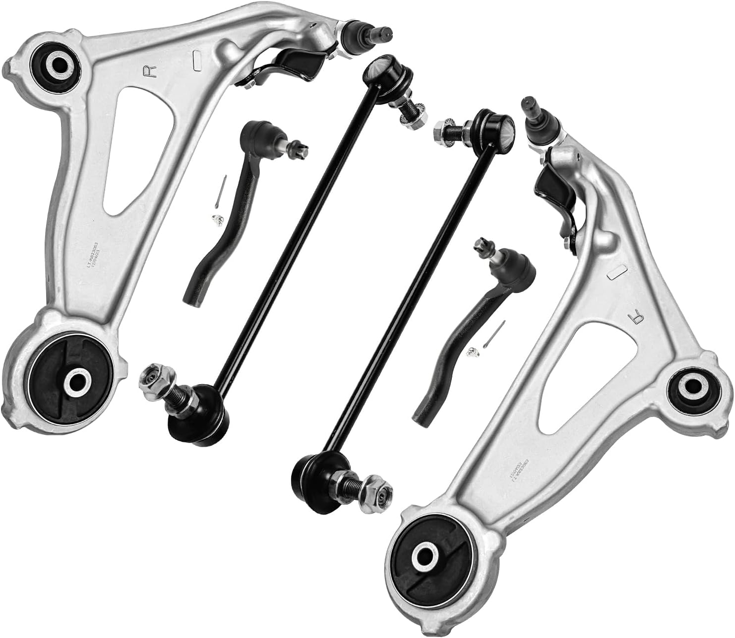 Amazon.com: Detroit Axle - Front 6pc Control Arms Kit for 2013-2019 ...