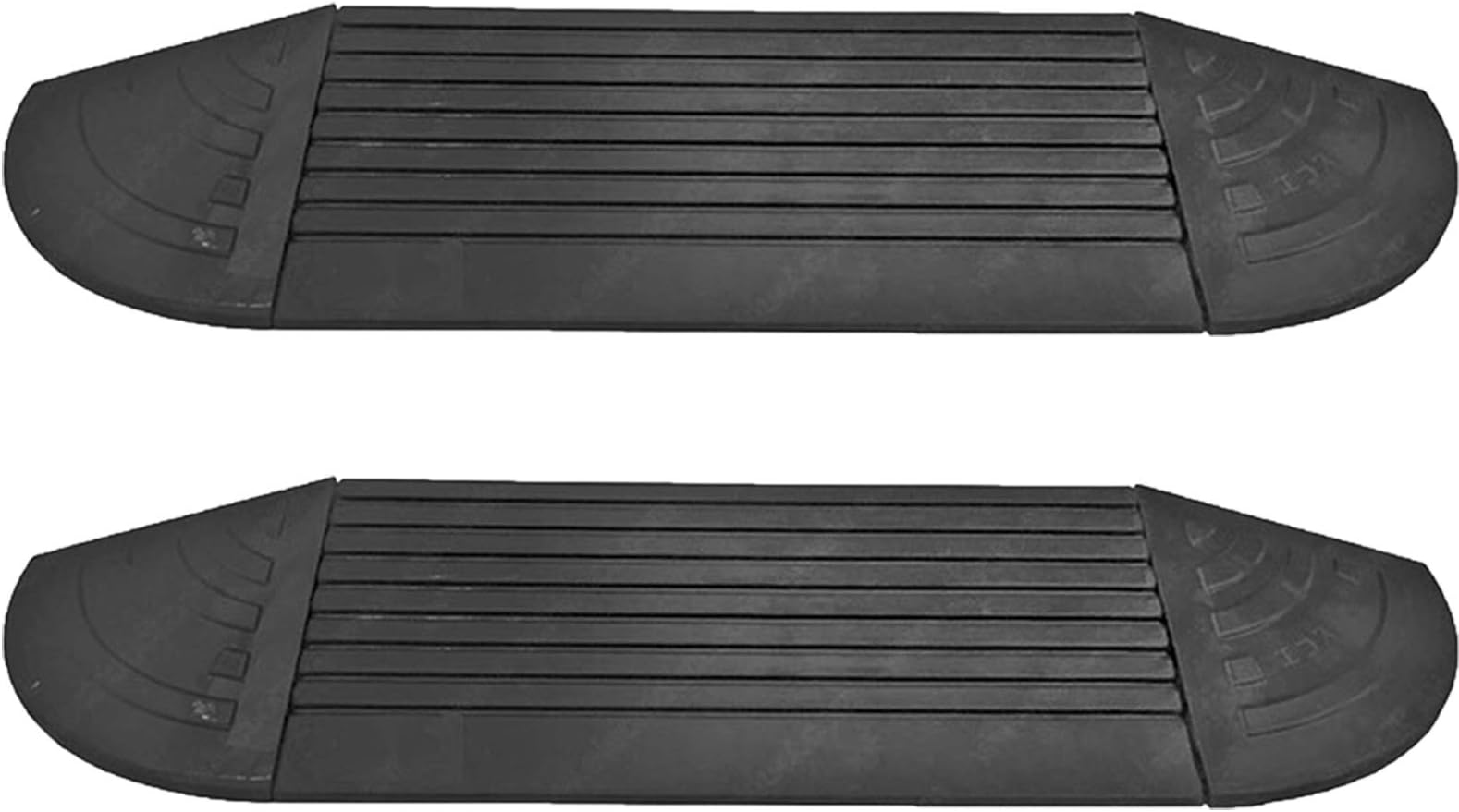 Amazon.com: 5 Ton 4 Inch Rubber Curb Ramp with 2 End Caps 10,000 lbs ...