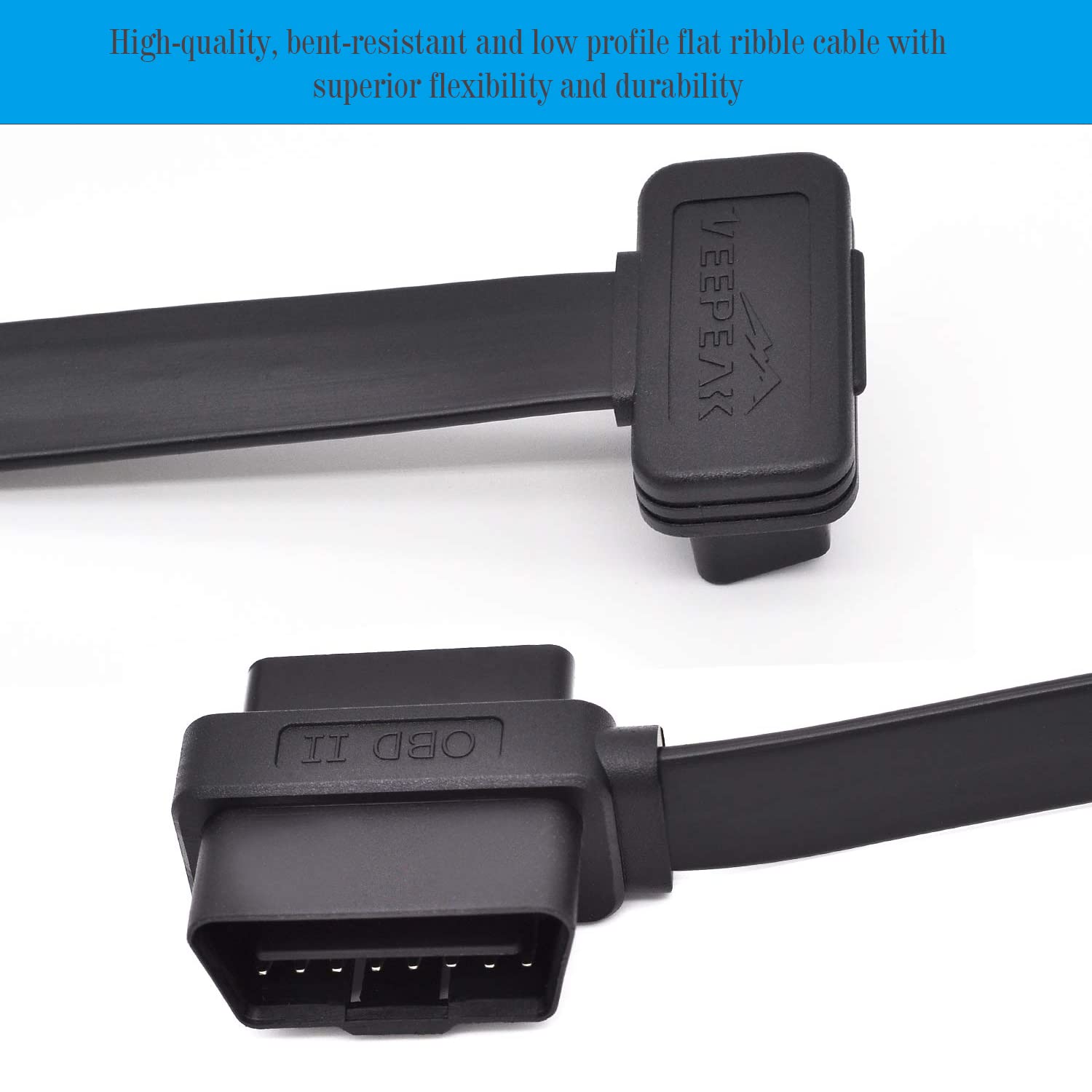 Snapklik.com : Veepeak OBD2 Splitter Extension Cable 1 X Male To 2 X ...