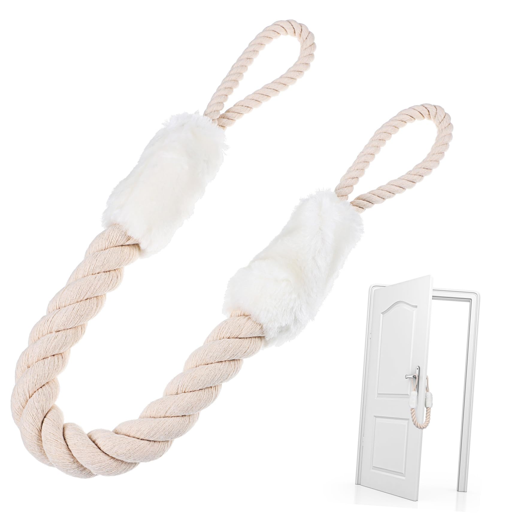 Amazon.com: Parliky Strap Latch Door Stopper Rope Finger Pinch Guard ...