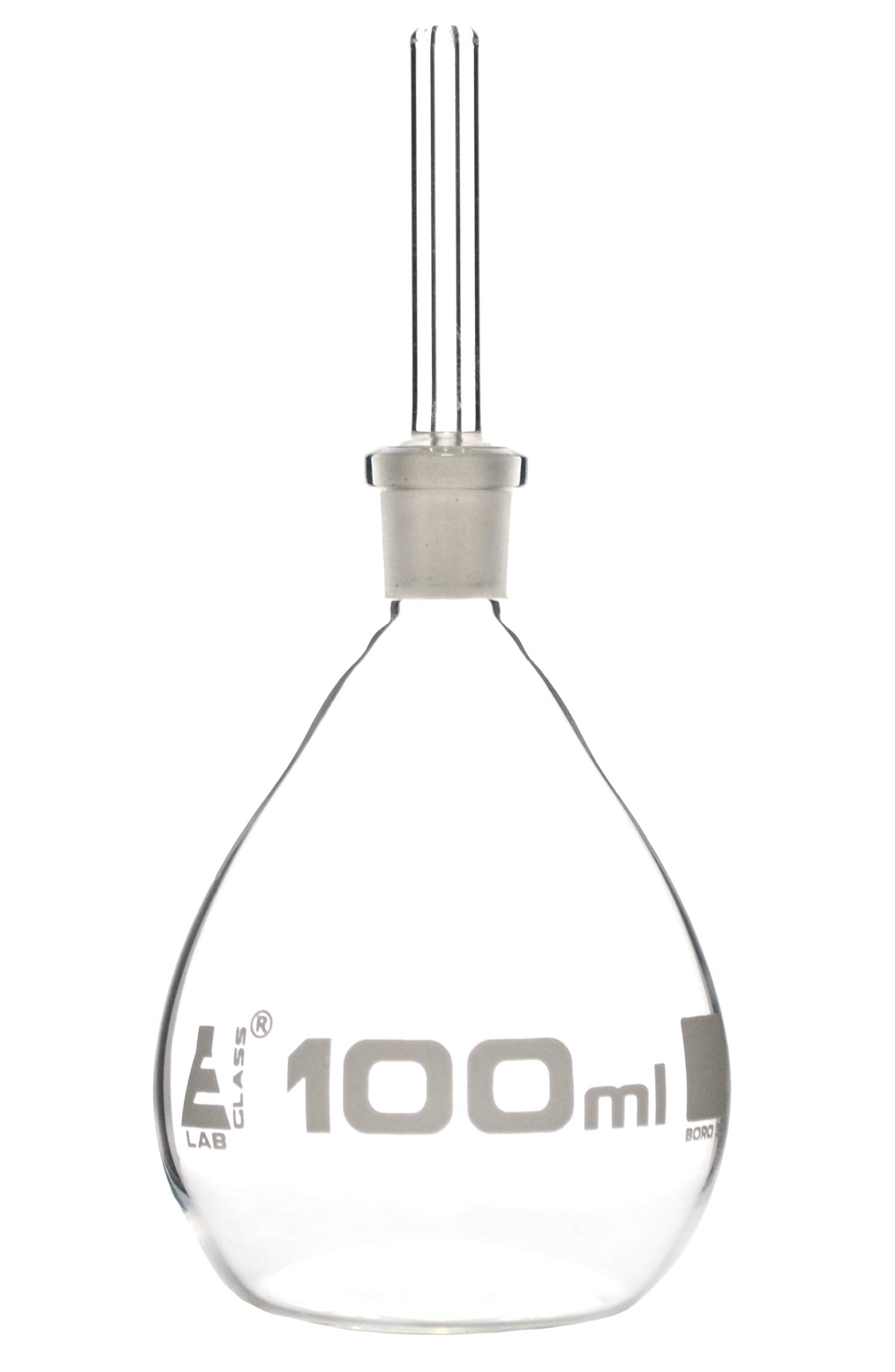 Buy Specific Gravity Bottle, 100ml - Flat Bottom with Perforated Stopper - Borosilicate Glass ...