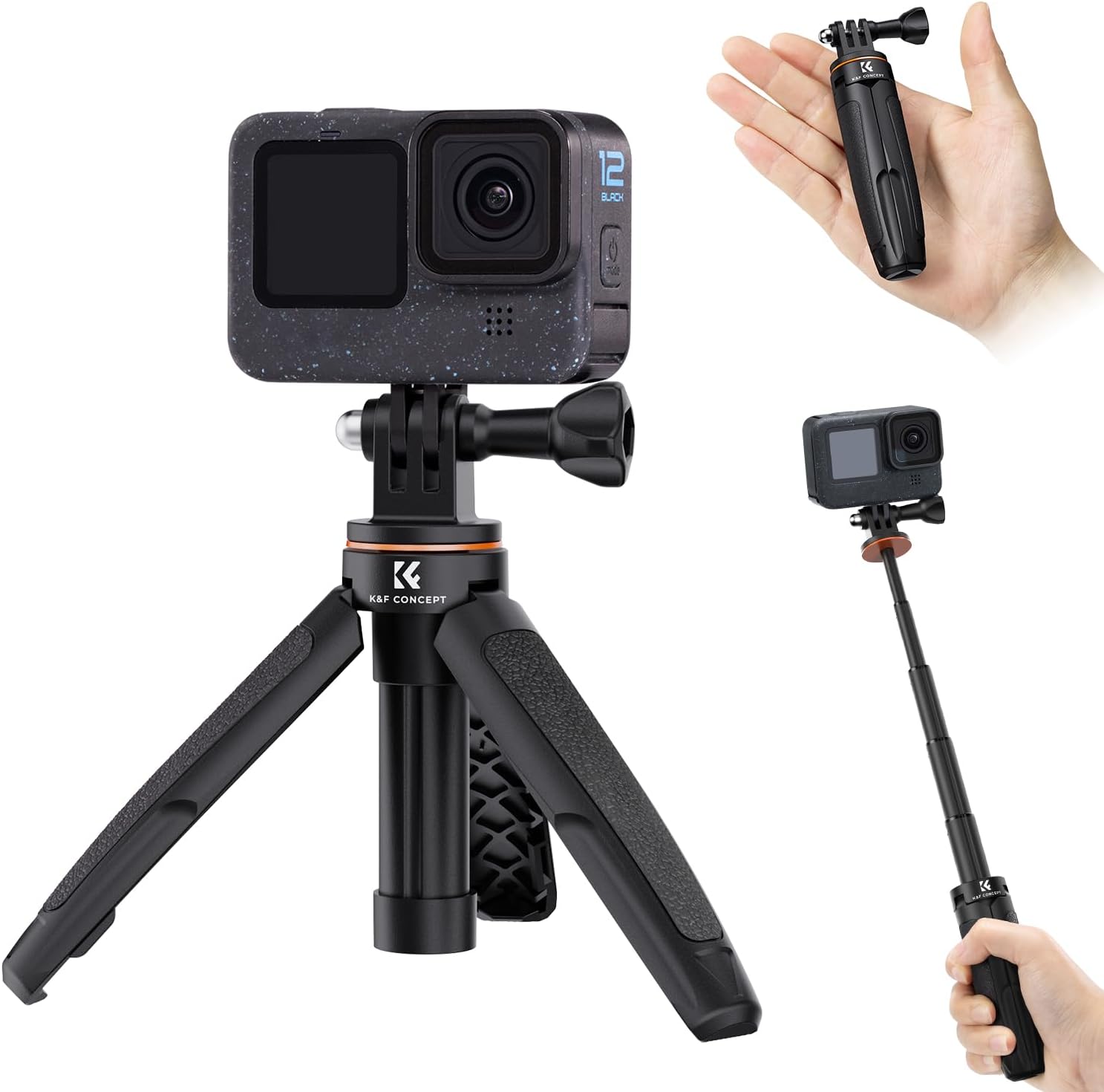 GoPro Shorty Mini Extension Pole with Tripod - Black (Official GoPro ...