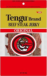 Amazon.co.jp: Tengu Beef Steak Jerky, Regular 3.3 oz (93 g) : Food ...