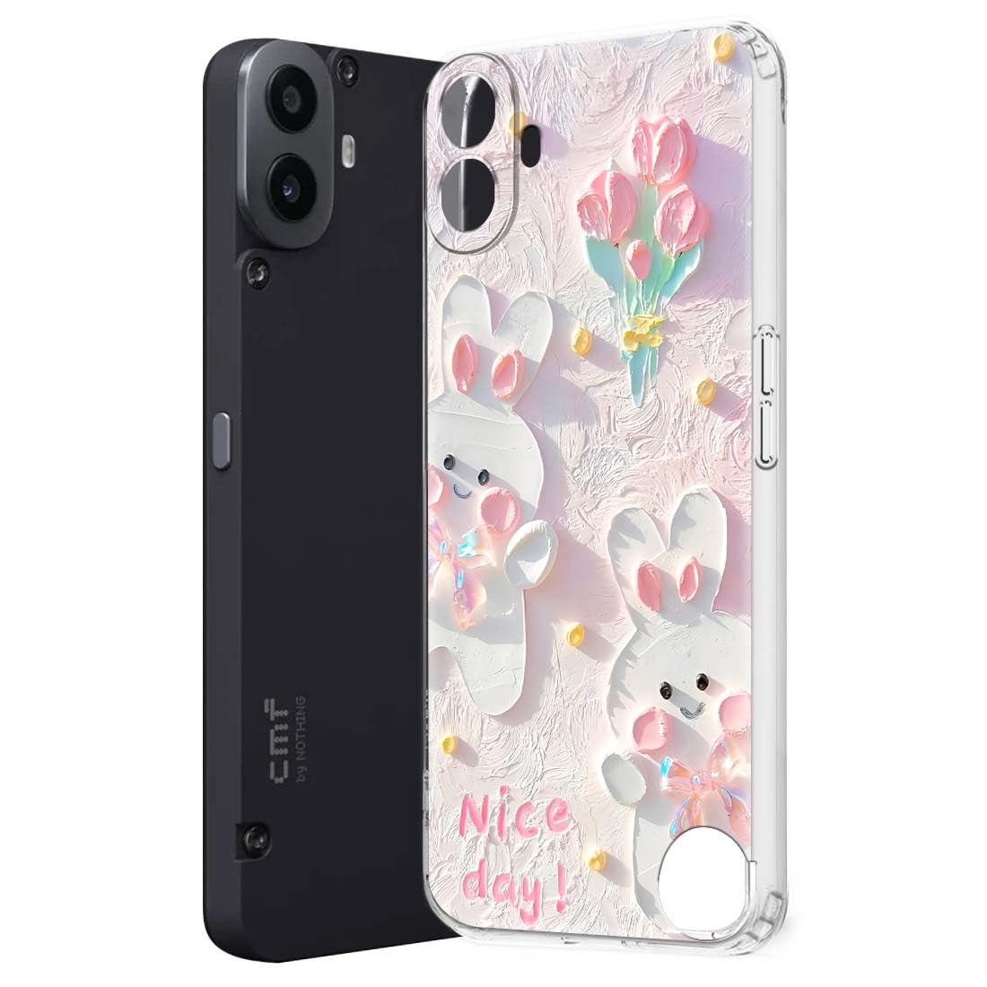 Fashionury Soft Mobile Back Cover for CMF by Nothing Phone 1 (Silicone ...