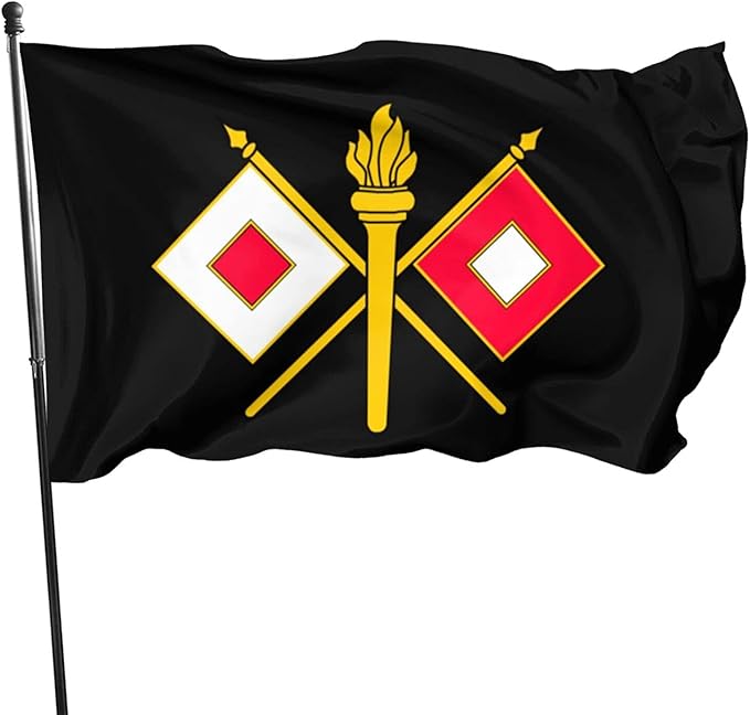 Amazon.com : Signal Corps Flag 3 x 5 Ft Banner for House Outside Garden ...
