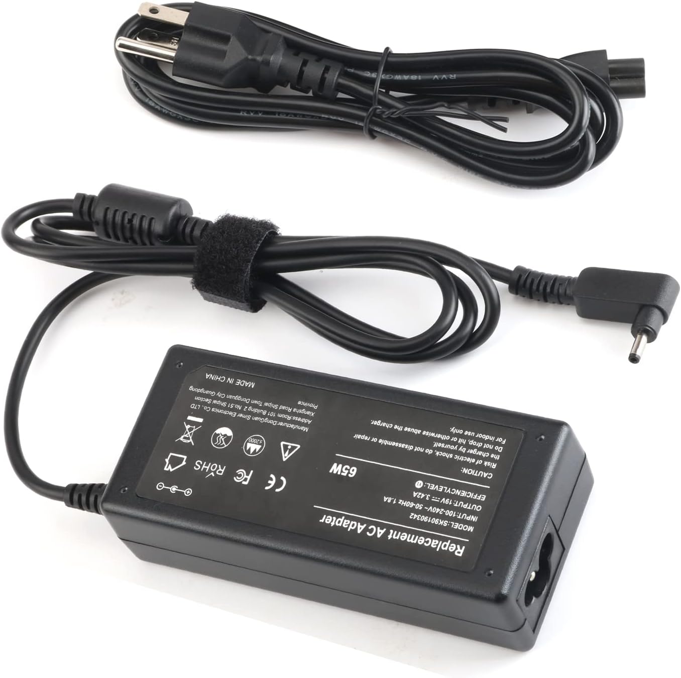 Amazon.com: 65W 19V 2.37A AC Adapter Replacement For Acer Chromebook ...