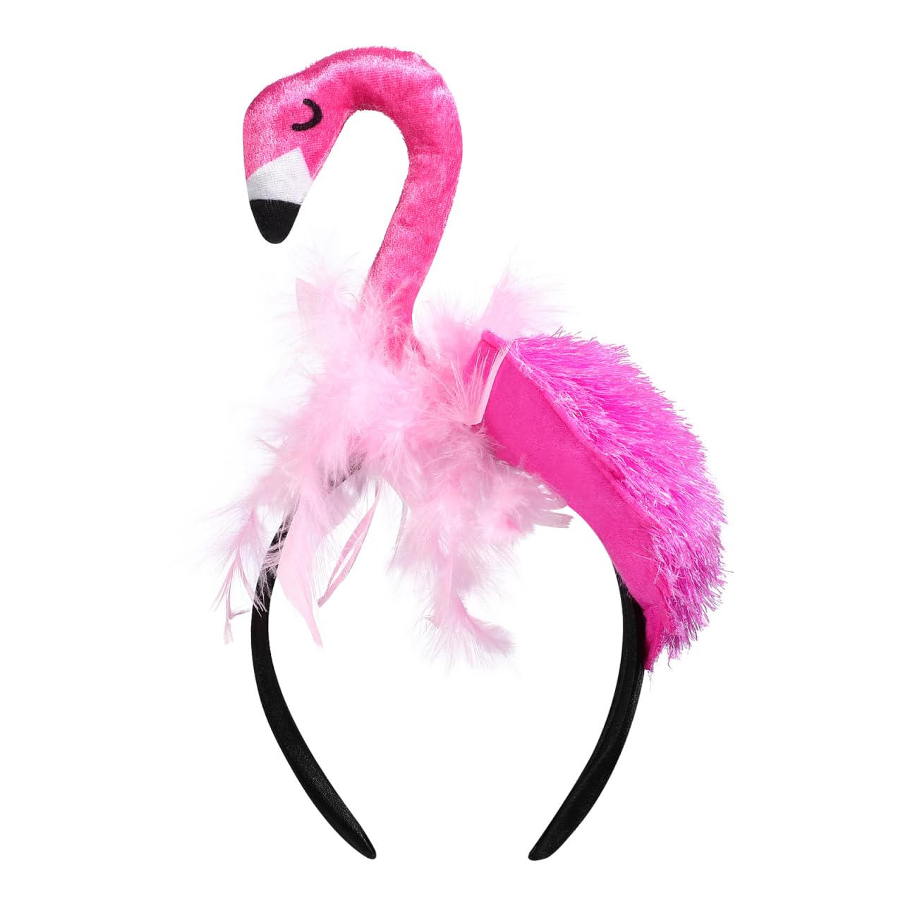Amazon.com: Didiseaon Flamingo Headband, Pink Flamingo Hat Hawaii Hair ...