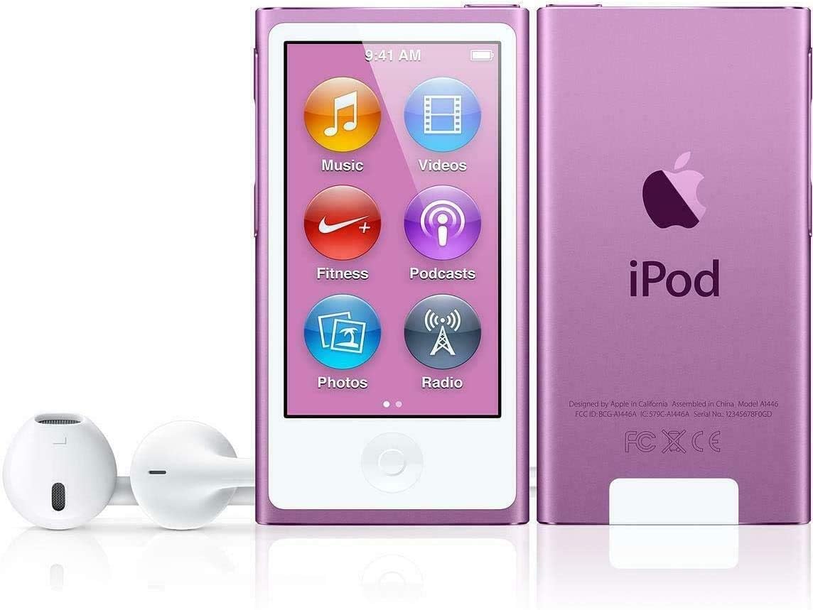 Amazon.com: Apple iPod Nano 16GB Purple (7th Generation) (Renewed ...