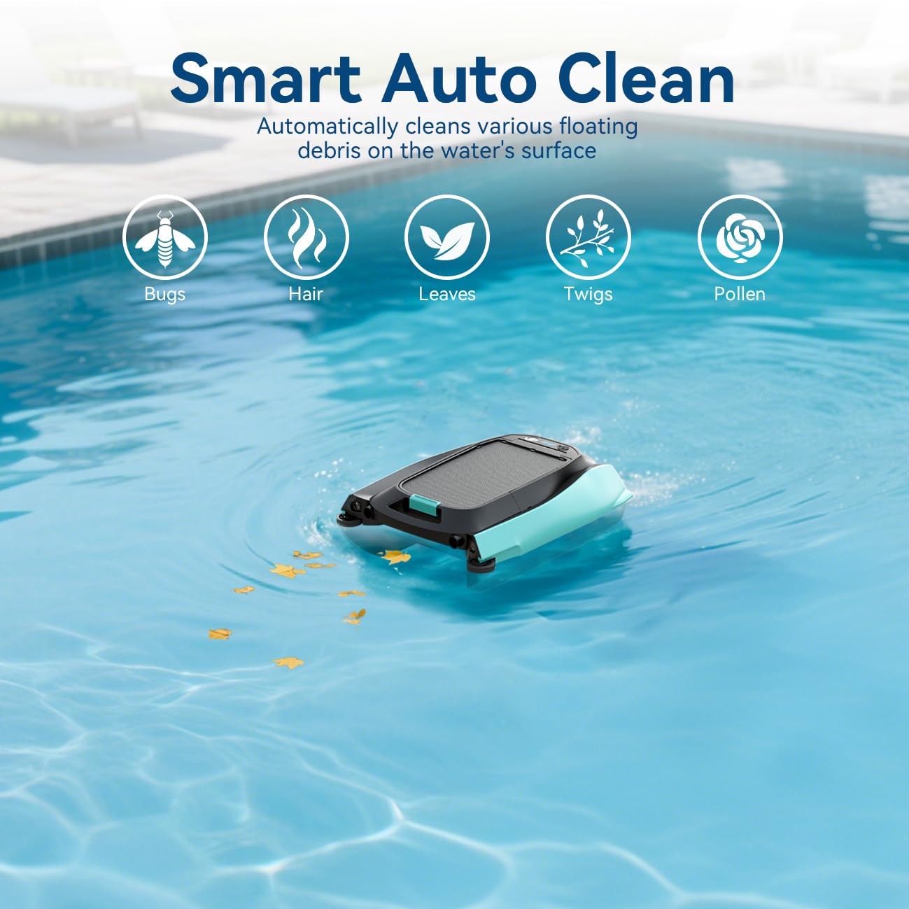 Snapklik.com : Urbetter X1 Robotic Solar Powered Pool Skimmer ...