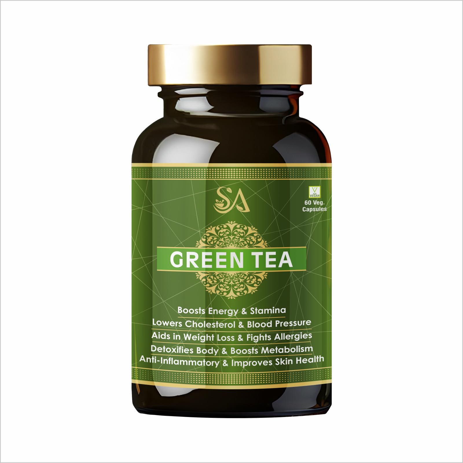 Sire Ayurveda Green Tea Capsules: Metabolism Boost|Weight Loss | Lowers ...