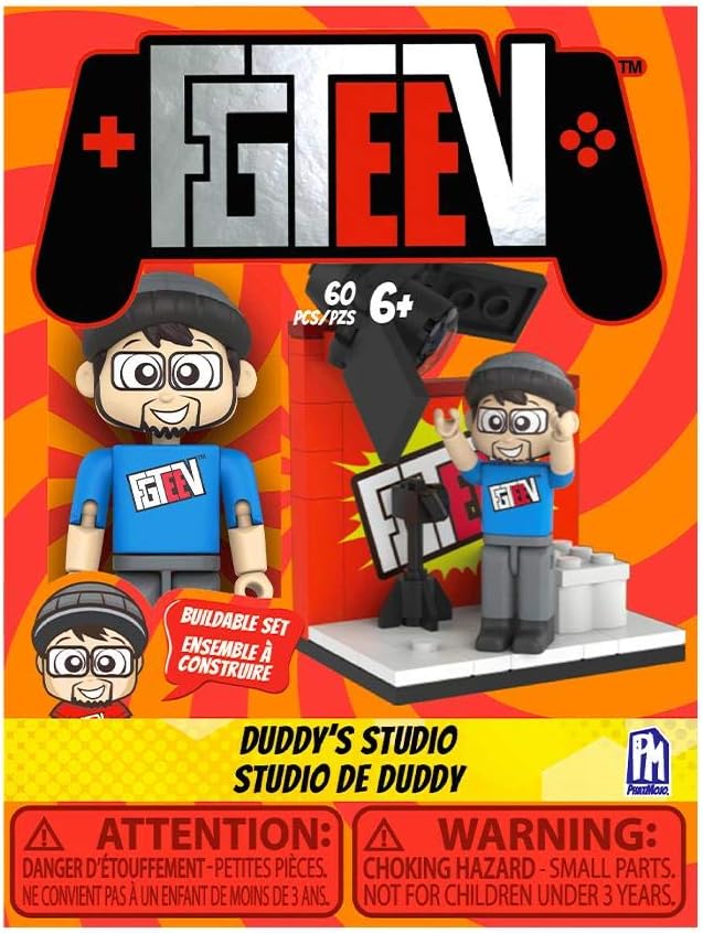 Amazon.com: FGTeeV - Single Figure Buildable Sets (Series 1) (Duddy's ...