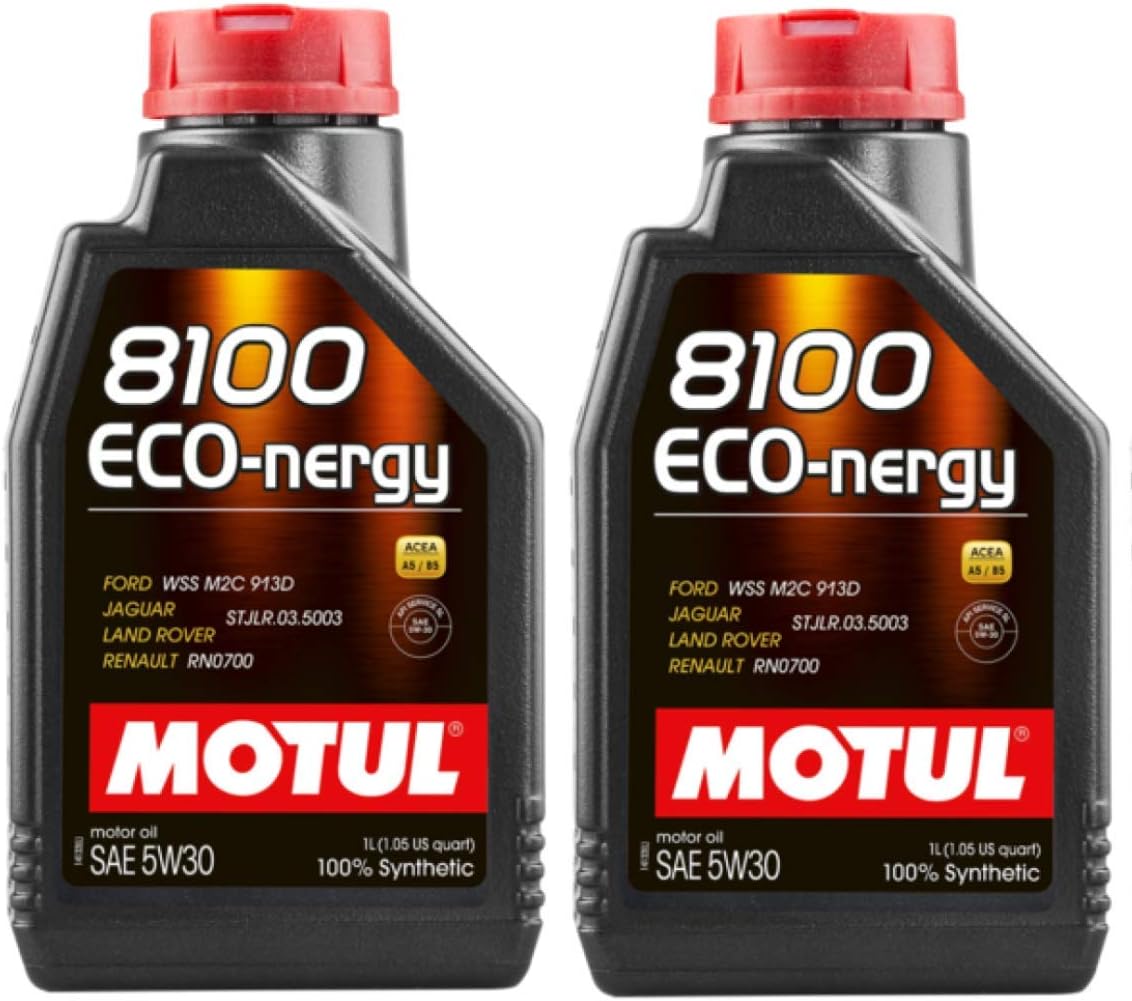 Motul 8100 Eco-nergy 5W30 Fully Synthetic Engine Motor Oil, 2 Litres ...