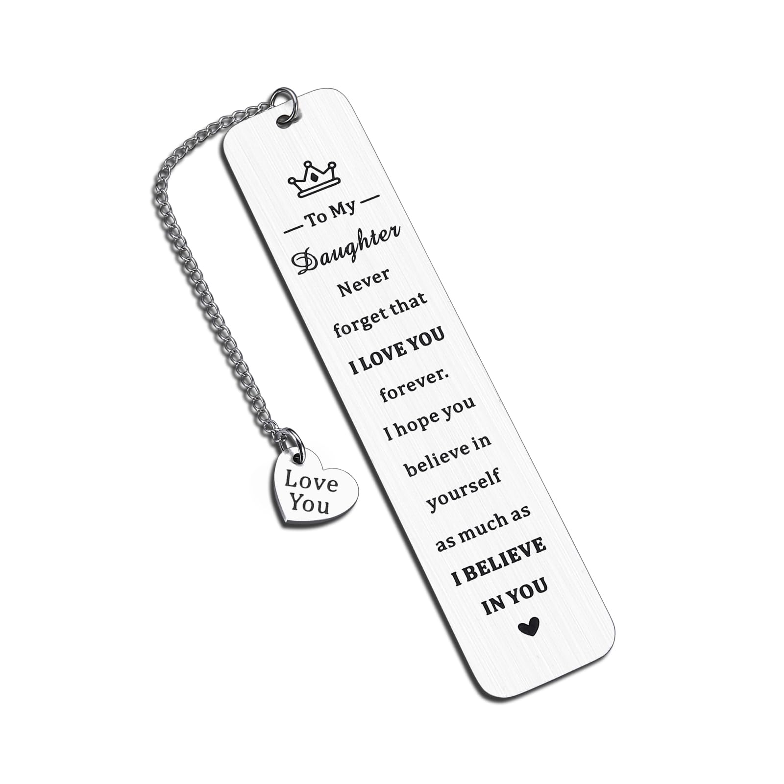 Amazon.com: Daughter Birthday Gift from Mom Inspirational Bookmark ...