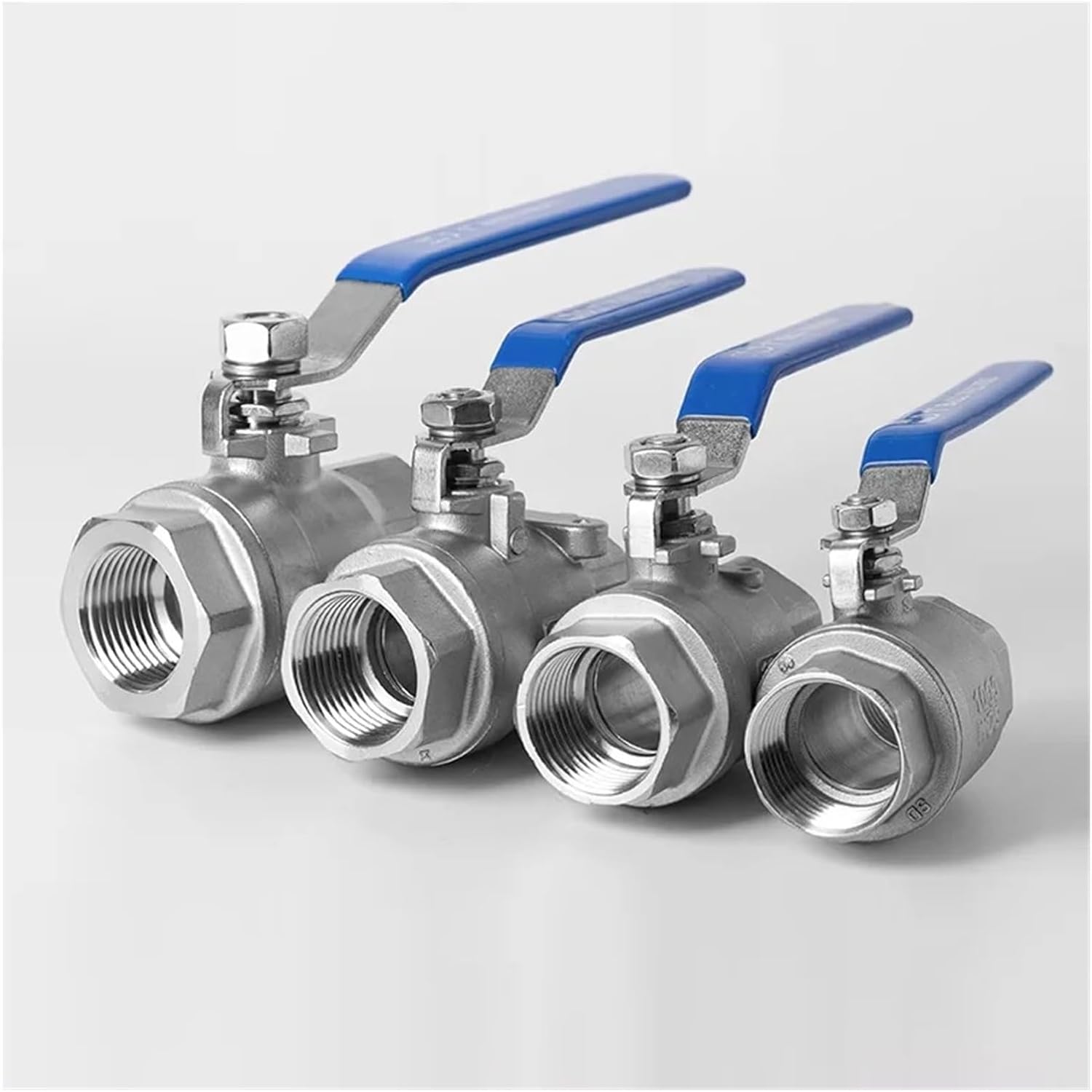 Pipe Fitting Facilities 304 316L Stainless Steel Two-Piece Ball Valve ...