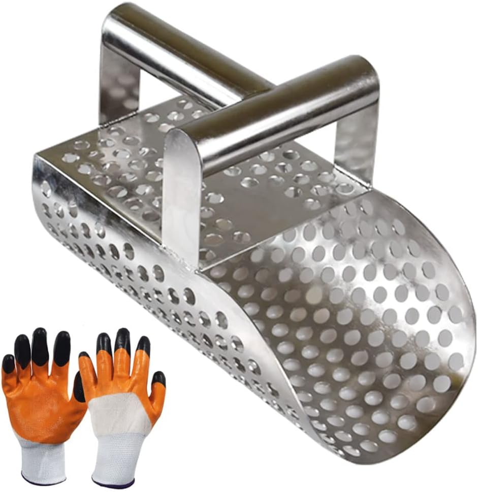 Amazon.com: YTYLSJ 10mm Hole Beach Metal Detection Spoon Shovel, Metal ...