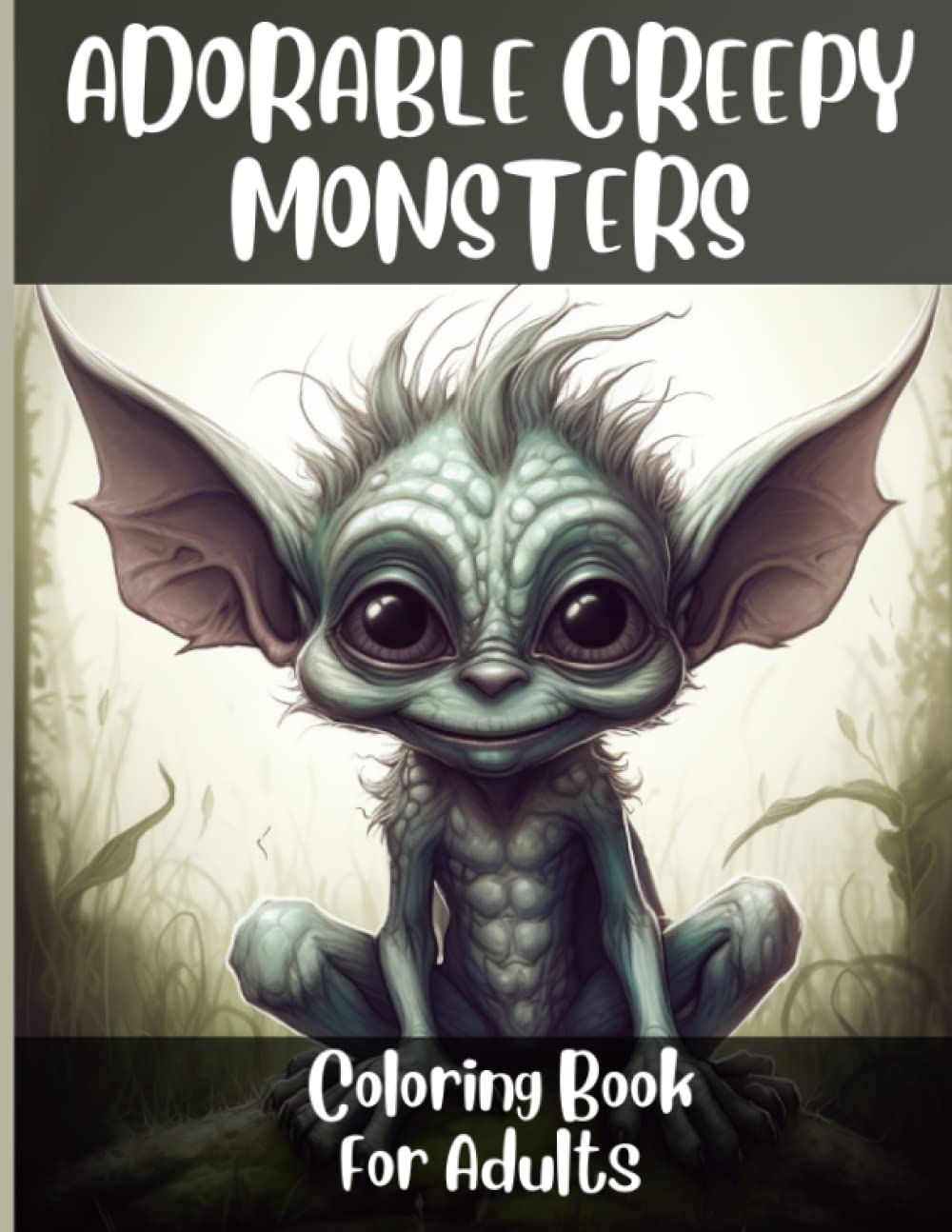 Amazon.com: Adorable Creepy Monsters Coloring Book: Monstrously Cute ...