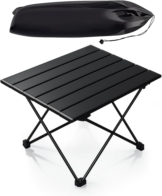 Amazon.com: Lorrtta Folding Camping Table, Light Outdoor Portable ...